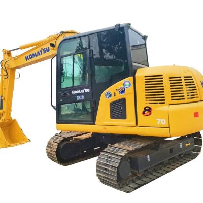 China High Working Efficiency 7 Ton Komatsu PC70 Excavator 99% 2023 Original Japan for Your for sale