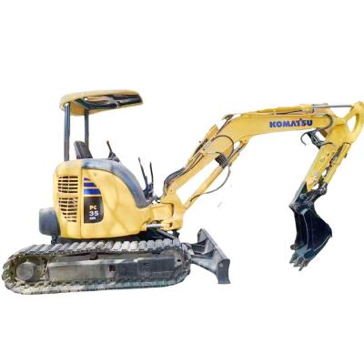 China Original Color Used KOMATSU PC35 Crawler Excavator Multi Function 3500 KG High Qualit for sale