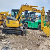 China Used KOMATSU PC78US 7 Ton Small Hydraulic Crawler Excavator Digger in Good Condition for sale