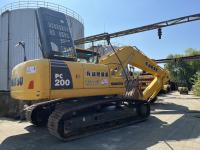 China Original Japan Construction Machine KOMATSU PC200 Excavator 20ton Crawler Chain Digger for sale