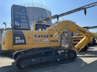 China Original Japan Construction Machine KOMATSU PC200 Excavator 20ton Crawler Chain Digger for sale