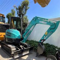 China Second-hand Kobelco SK55SR Mini Excavator 5.5 Ton Used Cabin 0-2000 Working Hours for sale