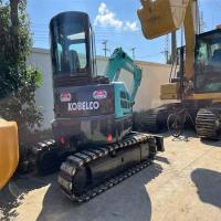 China Second-hand Kobelco SK55SR Mini Excavator 5.5 Ton Used Cabin 0-2000 Working Hours for sale
