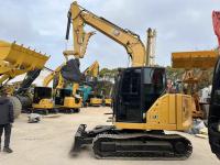 China CAT 307.5 7.5ton Mini Crawler Digger from Japan with Hydraulic System and 36KW Power for sale