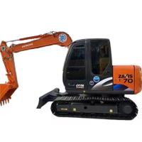 China Hitachi ZX70 Small Crawler Excavator 7Ton Original Used Excavator For Heavy Duty Work for sale