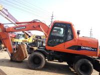 China Used DOOSAN 150W-7 Wheel Excavator 15 Ton Digger with 0.7m3 Bucket Capacity for sale