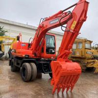 China 2022 DOOSAN DH150-7 Wheel Excavator with Low Working Hours and Good Performance for sale