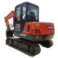 China Doosan DH55 Crawler Excavator 5.5 Tons Original Color Used Mini Excavator in Shanghai for sale