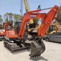 China Doosan DH55 Crawler Excavator 5.5 Tons Original Color Used Mini Excavator in Shanghai for sale