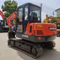 China Doosan DH55 Crawler Excavator 5.5 Tons Original Color Used Mini Excavator in Shanghai for sale