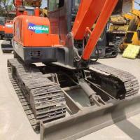China Doosan DH55 Crawler Excavator 5.5 Tons Original Color Used Mini Excavator in Shanghai for sale