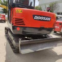 China Doosan DH55 Crawler Excavator 5.5 Tons Original Color Used Mini Excavator in Shanghai for sale
