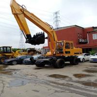 China 15 Ton Used Hyundai Wheel Excavator 150W with Original Color and Hydraulic Valve Other for sale