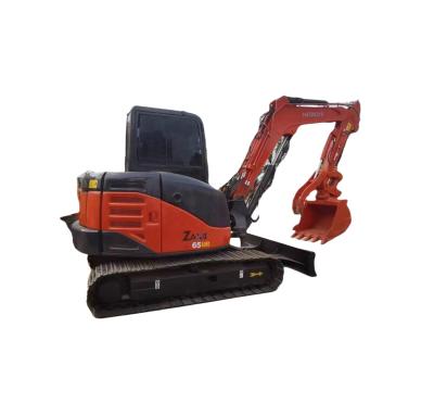 China Secondhand HITACHI 65 excavator 6.5ton mini crawler digger construction machine on 2022 for sale