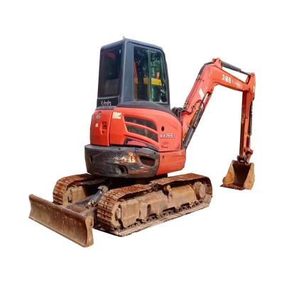 China Japan Excellent Used Kubota KX155 Mini Excavator 5.5tons with Bulldozer Crawler for sale