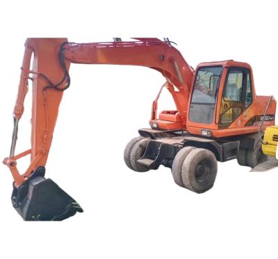 China DOOSAN DH150w-7 Wheel Excavator Original Paint and 16000 KG on Stock for Construction for sale