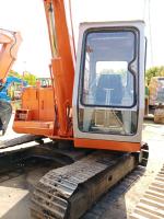 China Quancai Engine HITACHI EX60 Excavator 6 Ton Crawler Digger with 0.32m3 Bucket Capacity for sale