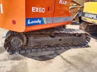 China Quancai Engine HITACHI EX60 Excavator 6 Ton Crawler Digger with 0.32m3 Bucket Capacity for sale