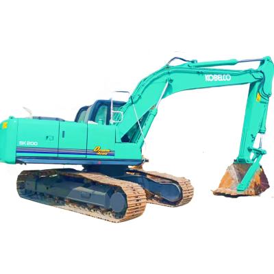 China Used Kobelco SK200-6 Crawler Excavator with 66KW Power in Good Condition for sale