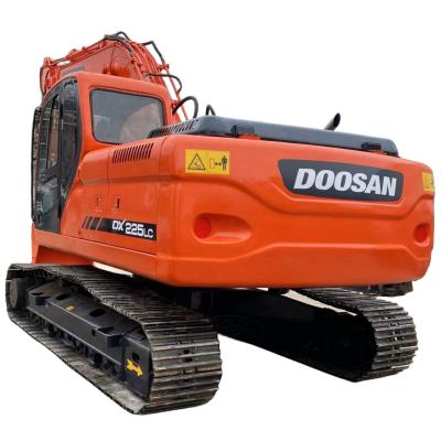 China 25000 kg Machine Weight Doosan DX225LC Excavator Japan Original Paint 2017 for sale