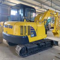 China Mini Digger 5.6TON Used KOMATSU PC56 Crawler Excavator in Japan with Low Fuel Consumption for sale