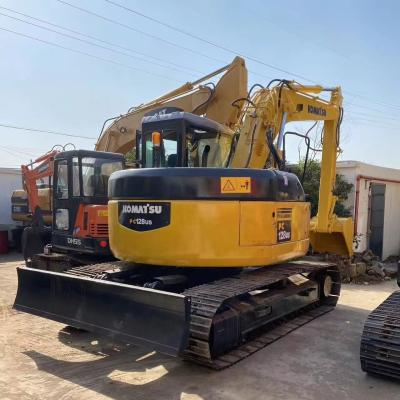 China 12000 KG Komatsu PC128 Excavator Used Hydraulic Crawler Digger for Heavy Duty Work for sale