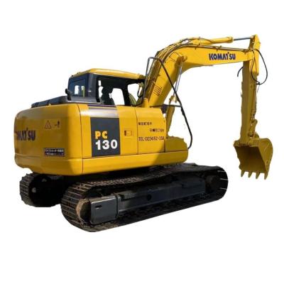 China 13ton Operating Weight Komatsu PC130 Excavator Imported from Japan at in Shanghai Yard for sale