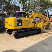 China 13ton Operating Weight Komatsu PC130 Excavator Imported from Japan at in Shanghai Yard for sale
