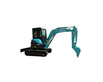 China Kobelco SK35 Hydraulic Digger Machinery 3 Ton Crawler Machine with and Original Color for sale