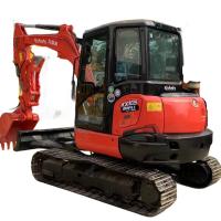 China Low Working Hours 6ton KUBOTA KX165-5 excavator Original of Japan hydraulic mini digger for sale