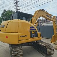 China Excellent Condition Used Komatsu PC70 Excavator 7TON Crawler Excavator at Affordable for sale