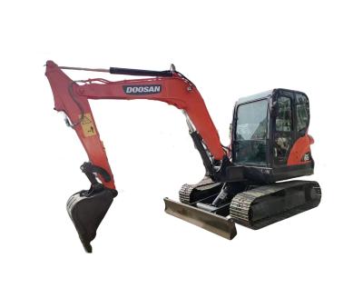 China Doosan DX60 Second-hand Excavator with 6TON Operating Weight in Excellent Condition for sale