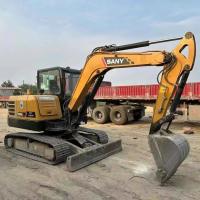 China 5Ton Crawler Excavator Used Sany SY55 Original Paint Hydraulic Medium-size Excavator for sale