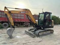 China 5Ton Crawler Excavator Used Sany SY55 Original Paint Hydraulic Medium-size Excavator for sale