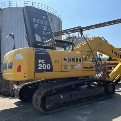 China Year 2021 Used Komatsu PC200 Excavator 20TON Crawler Excavator with Original Paint for sale