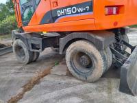 China Advantages of Low Hours Doosan DH150W-7 Second Hand Hydraulic Crawler Digger Excavator for sale