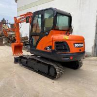 China Doosan DX60 Used Excavator Japan Original Paint Digger with 0.1m3 Bucket Capacity for sale