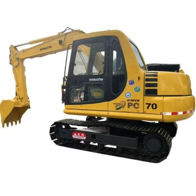 China Second-hand Komatsu PC70 Excavator in Excellent Condition with 0.38m3 Bucket Capacity for sale