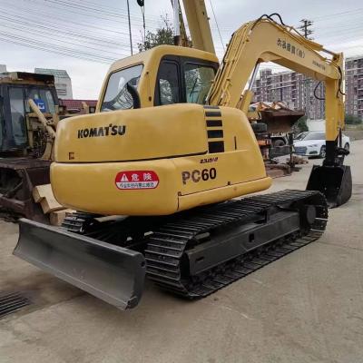 China Excellent Condition Used Komatsu PC60 6ton Excavator Ready to Work Crawler Digger for sale