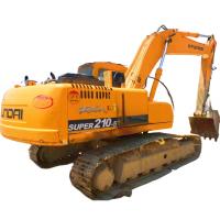 China 20 Ton Hyundai 210-5 Excavator Second Hand Crawler Excavator with 0.8m3 Bucket Capacity for sale