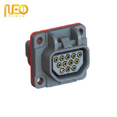 China 12 Way Signal EV Battery Connector OEM ODM Plastic Vehicle Mounted Receptacle for sale