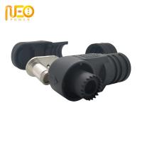 China Secondary Lock Function Energy Storage Connector 90 Degree Angle Plug for sale