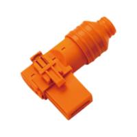 China Single Pin Flat Plug Right Angle Touch Proof Connector for EV Battery for sale