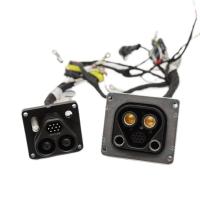 China 2+10 400A Electrica Vehicle Battery Swap Connector Touch-proof 800V DC for sale