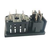 China 15A 250V Panel Mount IEC C14 Inlet Socket with Boat Shape Rocker Switch for sale