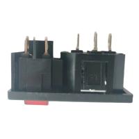 China 15A 250V Panel Mount IEC C14 Inlet Socket with Boat Shape Rocker Switch for sale