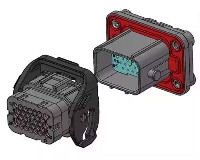 China Neopower 32-Pin Hybrid IP67 EV Power & Signal Connector (6x13A Power, 26x5A Signal) for sale