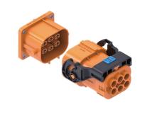China Neopower 6-Pin High Voltage 1000V 35A Automotive Power and Signal Connector with 360° Shielding for sale