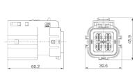 China Neopower 4 Pin High-Voltage Connector 40A 1000V for EV & Industrial Applications for sale