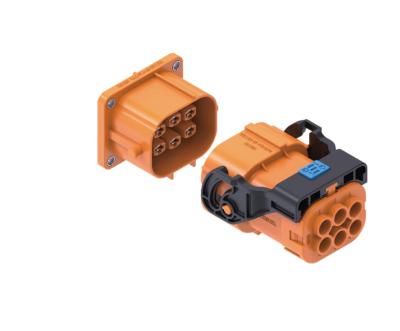 China Neopower 1000V High-Voltage 6 Pin Automotive Connector for OBC & BDU Power Supply for sale